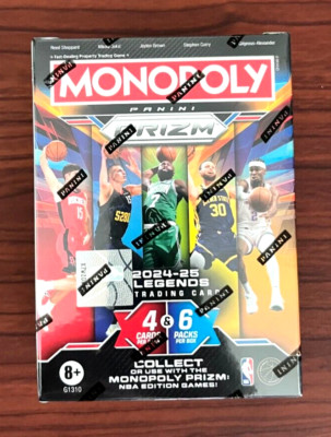 2024-25 Panini Prizm Monopoly Basketball Blaster Box NBA Trading Cards ...