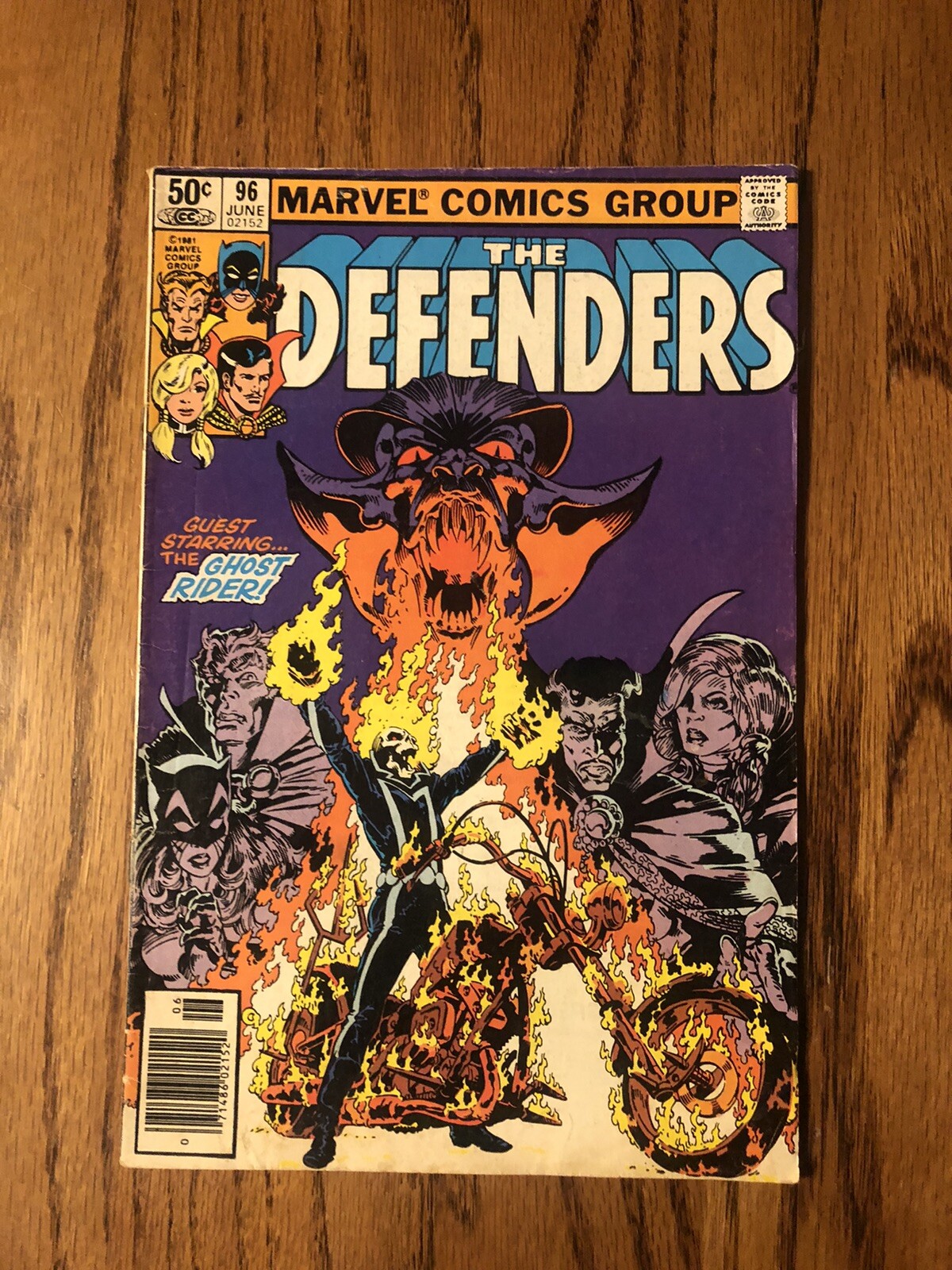 THE DEFENDERS #96 June 1981 GHOST RIDER | eBay