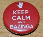 KEEP CALM AND... Button Badge 25mm / 1 inch - Humour Geek Funny | eBay