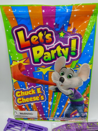 Chuck E Cheese Birthday Let's Party Activity Toy Pack 2015 Cec ...