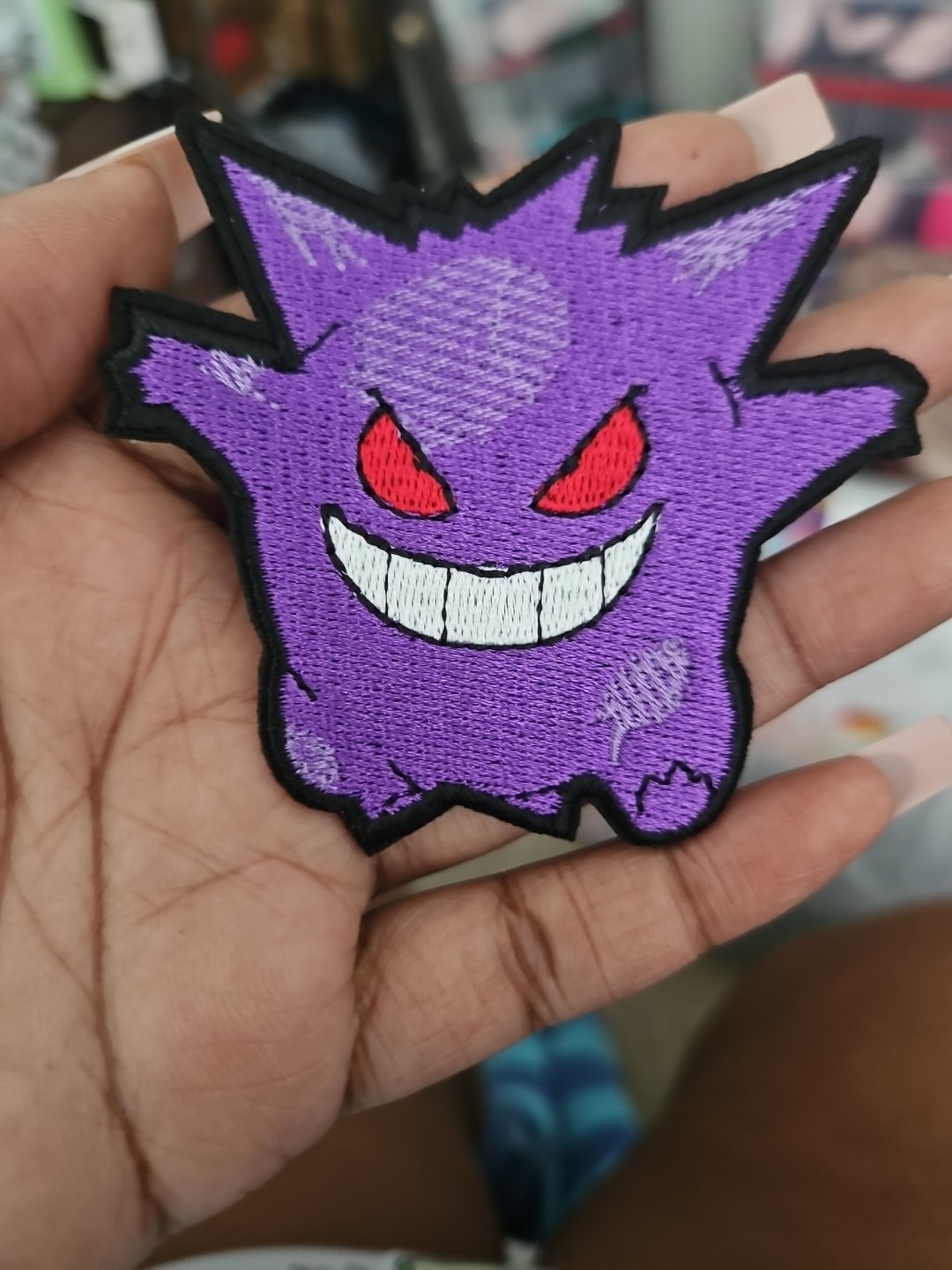 Pokemon GENGAR Iron/Sew On EMBROIDERED 3" Patch | eBay