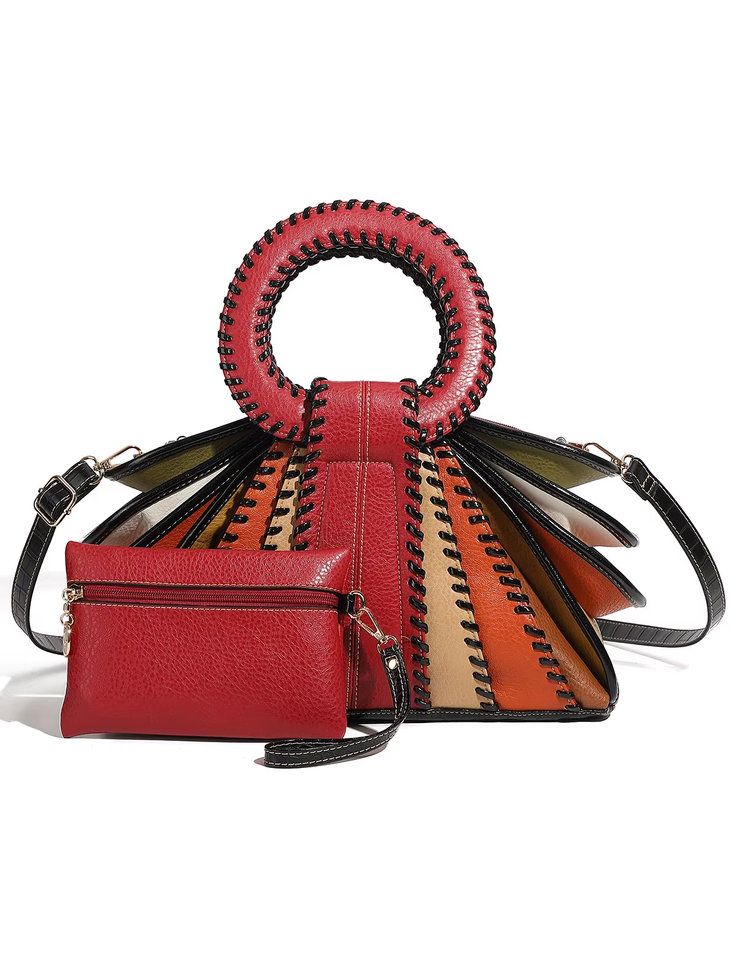 Bag Woman Large Capacity Leather Purse Fashion Designer Top Handle ...