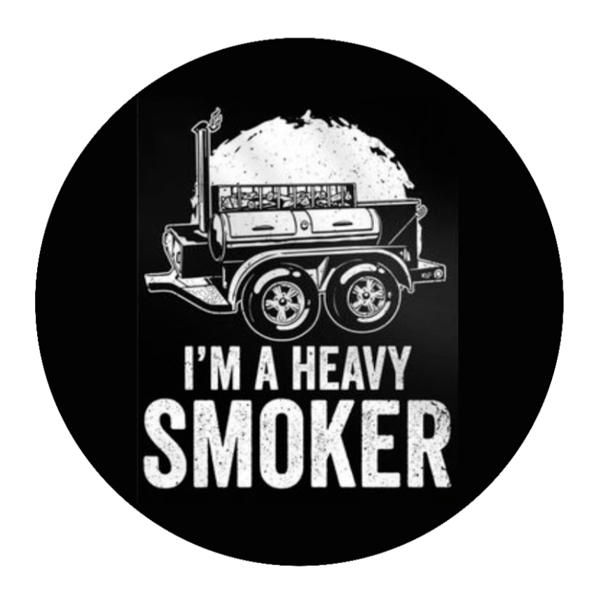 BBQ - I'm A Heavy Smoker - Vinyl Decal Sticker Car Cup Window Cooler ...