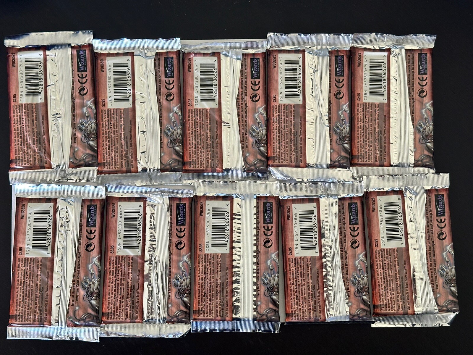 MTG WEATHERLIGHT BOOSTER PACKS Lot Of 10 Magic The Gathering Factory ...