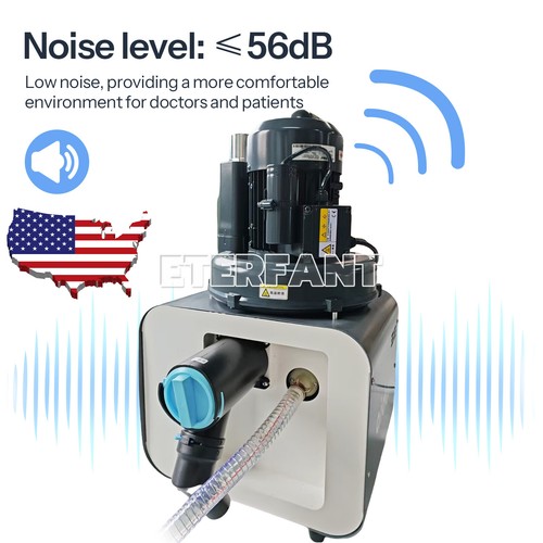 Dental Electric Suction Machine Vacuum System Semi-Dry Type Support 2-3 ...
