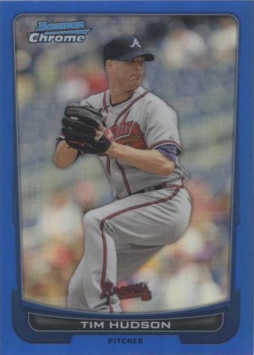 2012 Bowman Chrome - Tim Hudson #17 Blue Refractor /250 for sale online ...