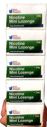 (Lot of 5) Nicotine mini lozenge 2mg mint | eBay