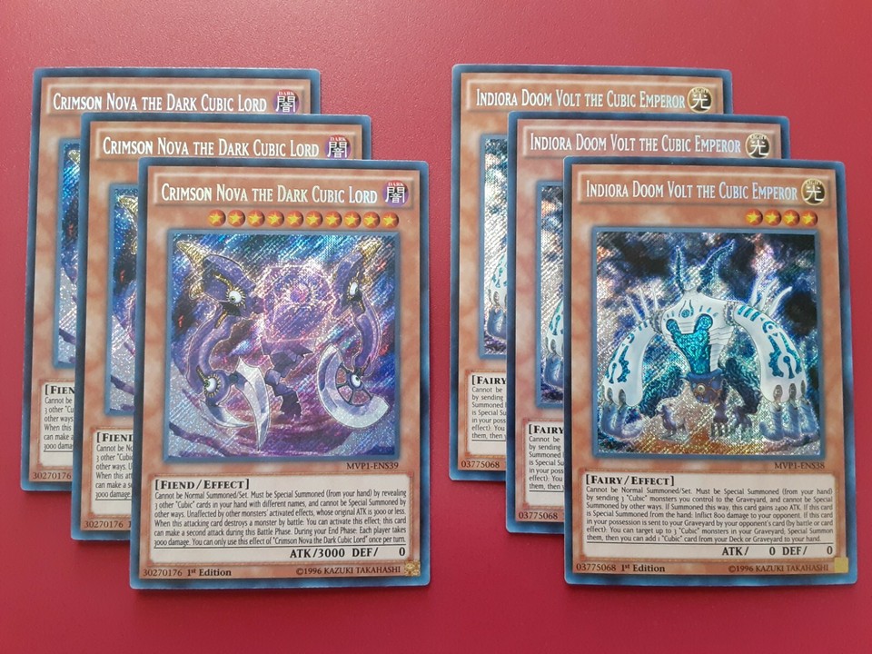 Yugioh Cubic Deck 45 Card SECRET RARE Karma Complte Budget Tournament ...