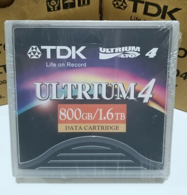 TDK ULTRIUM 4 LTO 800GB 1.6TB DATA CARTRIDGE | eBay