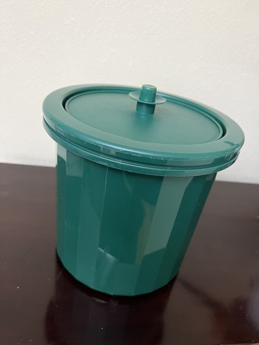 Tupperware Vtg Ice Bucket With Seal Hunter Green | eBay