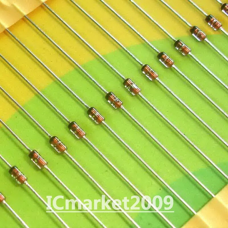 500 PCS 1N914 DO-35 1N914B IN914B IN914 Small Signal Fast Switching ...