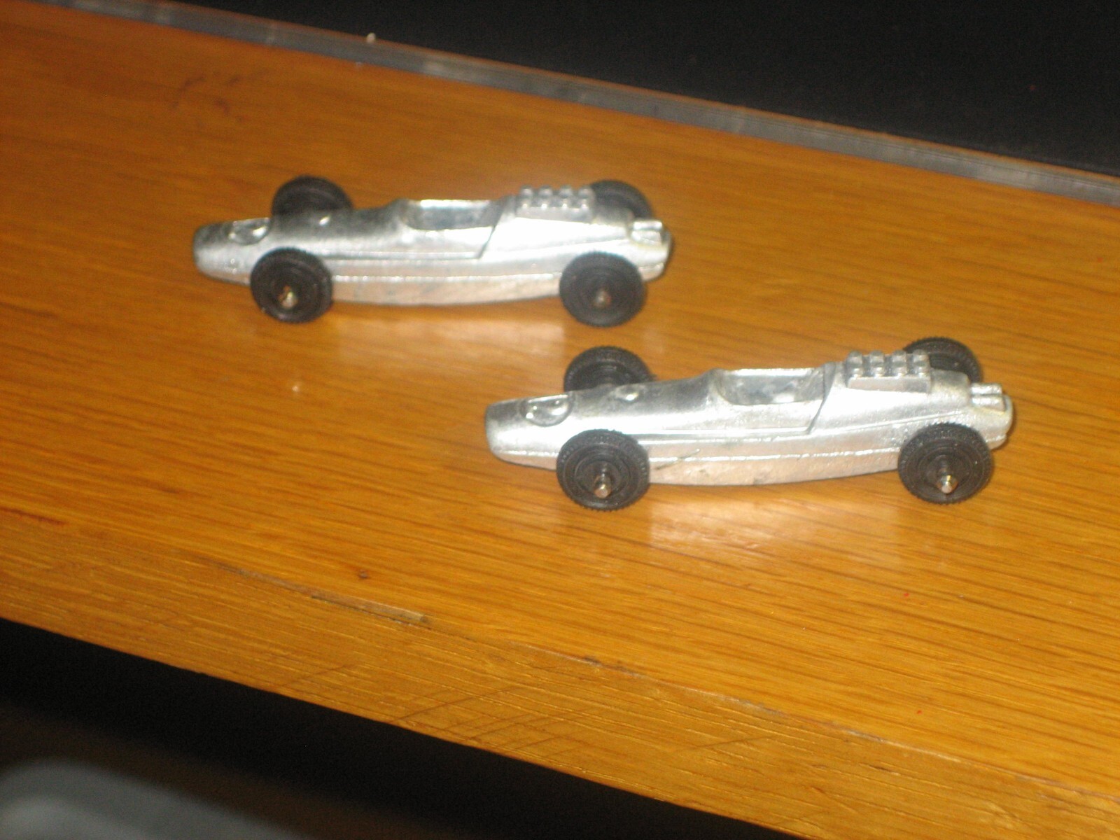 LOT OF 2 vintage TOOTSIE TOY INDY #12 streamliner roadster race car ...