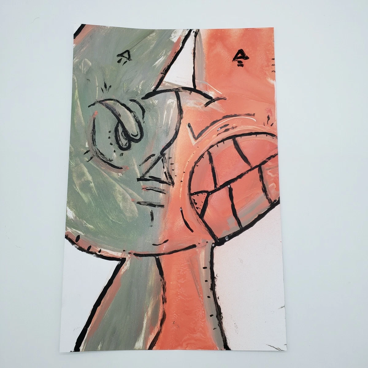 Graffiti Character Drawings On Paper