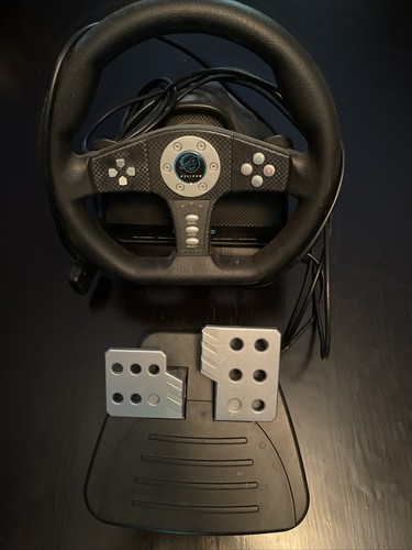 Pelican Cobra TT Steering Wheel and Pedals PlayStation 2 PS2 Racing ...