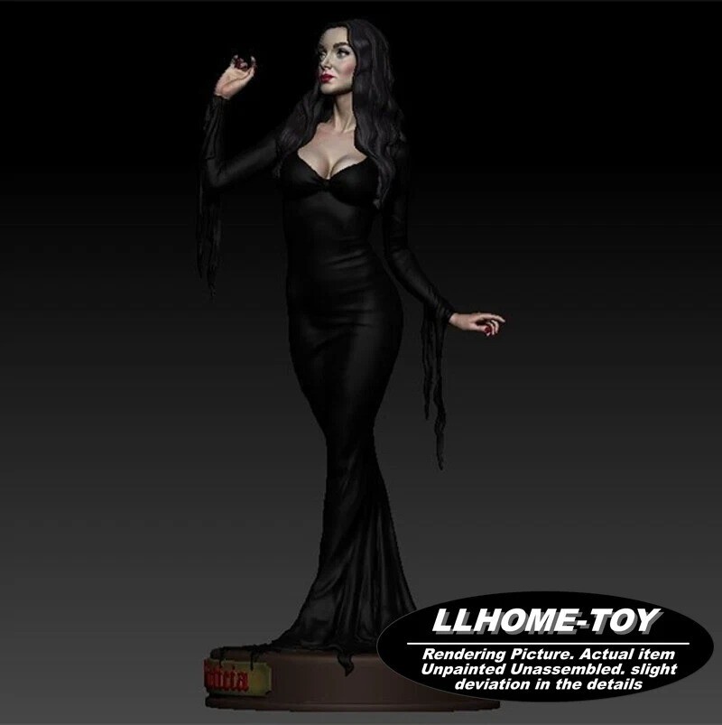 1/8 24cm Morticia Addams 3D Print Model Kit Unpainted Unassembled GK | eBay