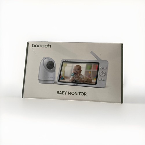 NEW Bonoch Baby Monitor 7" 720p HD Split-Screen Display Secure 1 Camera ...