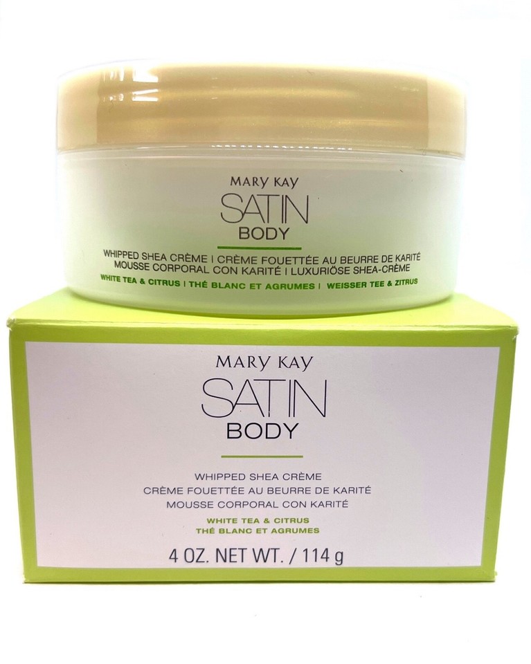 MARY KAY SATIN BODY WHITE TEA AND CITRUS~YOU CHOOSE~SCRUB, WASH, LOTION ...