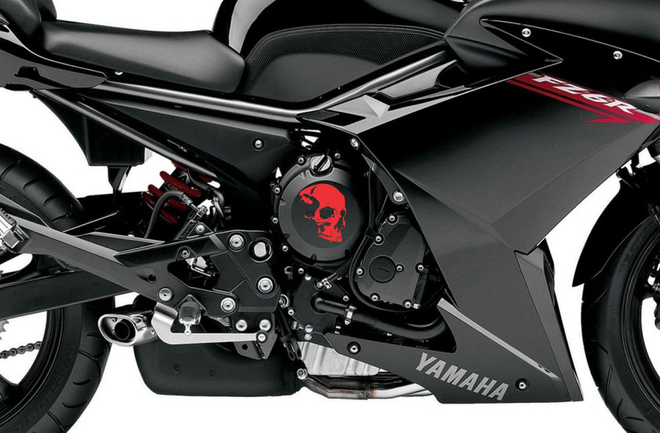 Skull Vinyl Decal Sticker for Macbook iPad Tablet Laptop Car Truck ...