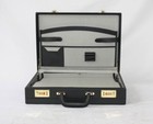 Professional Mens Leather Executive Black Briefcase with Combination ...