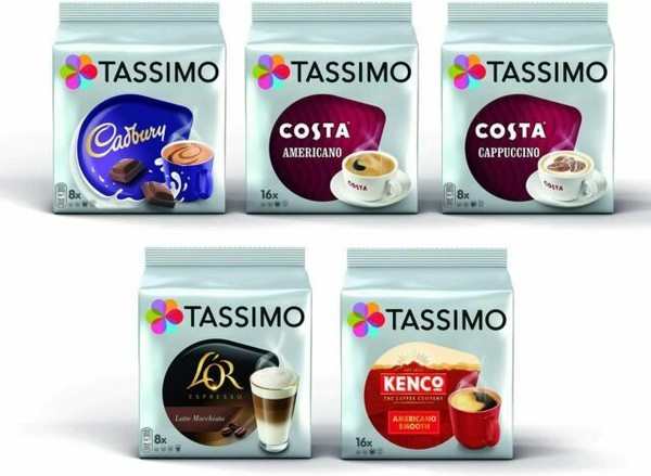 TASSIMO Variety Box Coffee Pods - 56 Caps for sale online | eBay