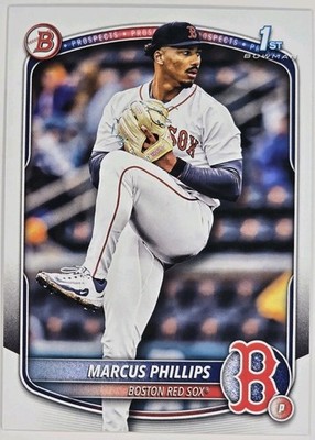 MARCUS PHILLIPS BOWMAN DRAFT RED SOX RC 1st card #BD-54 | eBay