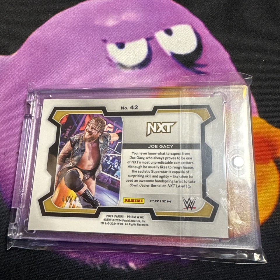 2024 Panini Prizm WWE Joe Gacy WrestleMania 40 Bookend 40/40 | eBay