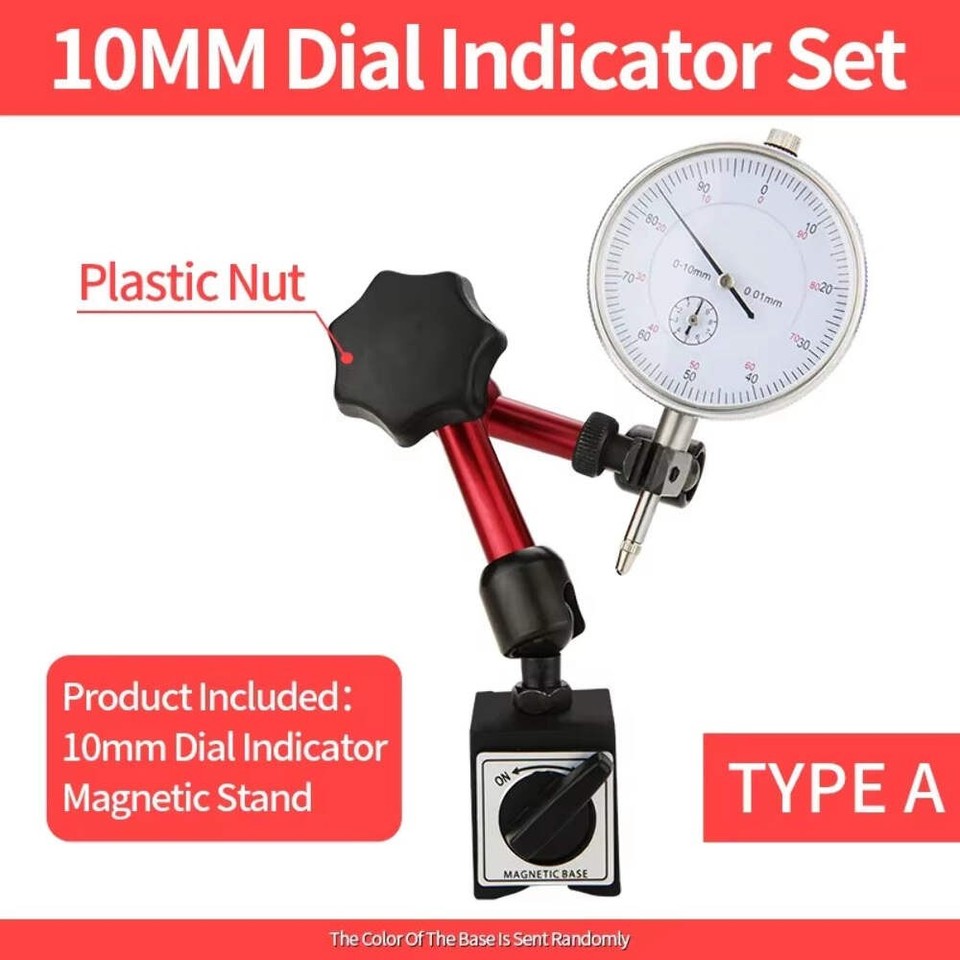Lever Dial Indicator Magnetic Holder Measuring Probes Indicator Stand ...