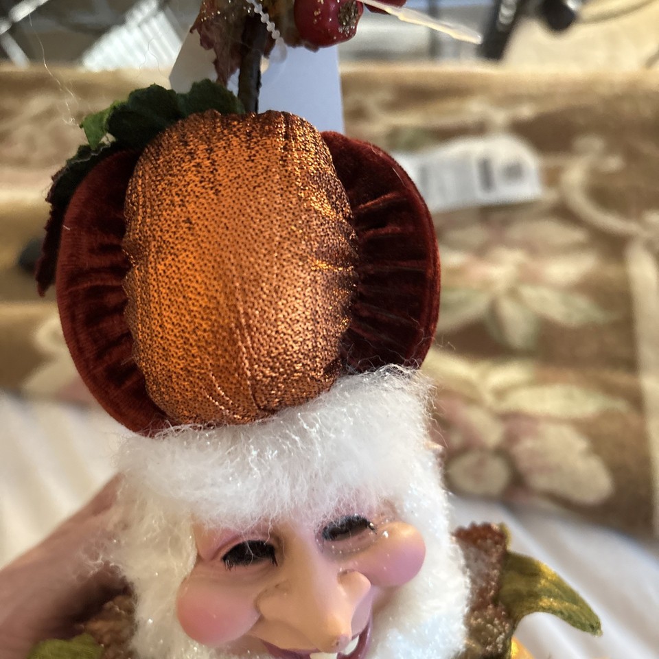 MARK ROBERTS "TRICK OR TREAT Pumpkin Elf RARE 14" | eBay