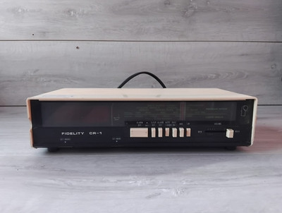 Fidelity CR-1 Clock Alarm Radio Retro Vintage Prop Fully Working See ...