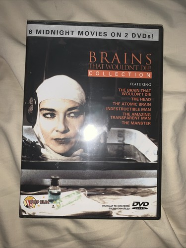 Brains That Wouldnt Die Collection (DVD, 2012) New Sealed MONDO SCI FI ...