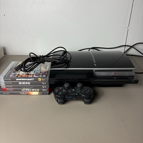 Sony Playstation 3 PS3 Fat CECHL01 80GB Console Tested Working ...