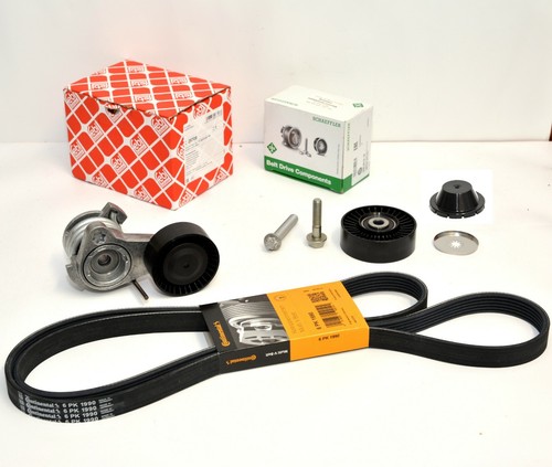 CONTI 6PK1990 Keilrippenriemen+Satz Rollen Spanner BMW 1 3 5 X1 X3 X5 ...