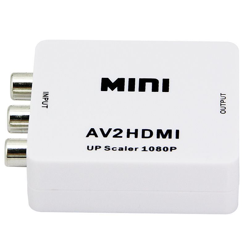 Mini Box AV2HDMI Upscaler AV RCA to HDMI VIDEO Converter Adpter 1080P ...