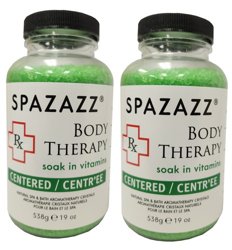 Spazazz Aromatherapy Spa and Bath Crystals - Body Therapy 19oz (2 Pack ...