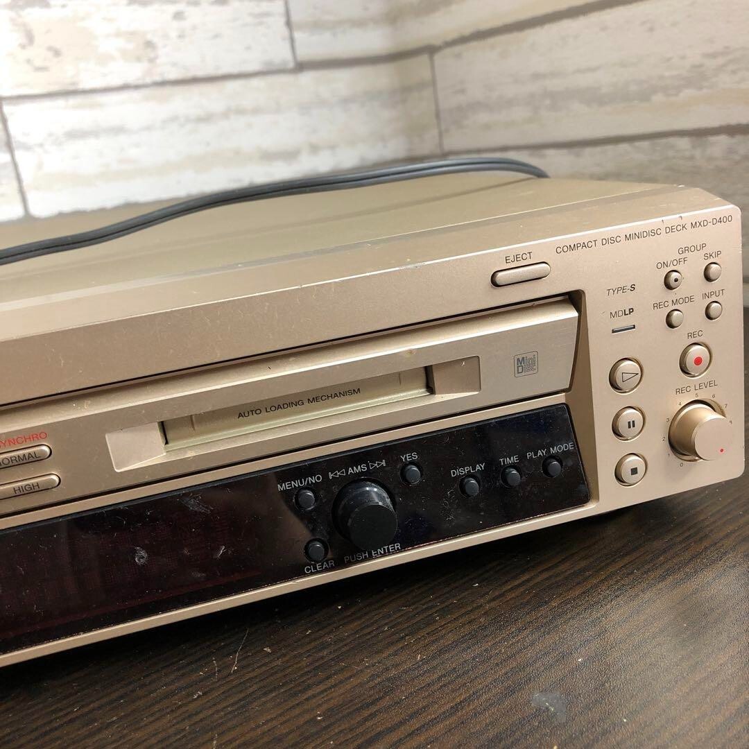 JUNK SONY MXD-D400 CD/MD Deck Conpact/Mini Disk Deck Audio Player | eBay