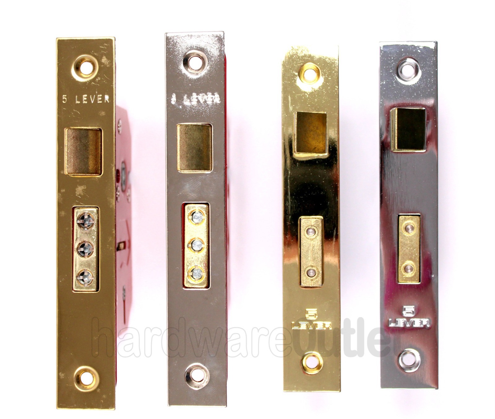 5 Lever Mortice SASHLOCK Wooden Front Door Key lock Silver or Brass ZQ ...