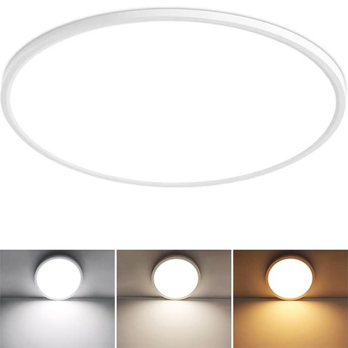 24 Inch Flush Mount Ceiling Light, 56W 5600 lm Ceiling Light Fixture ...