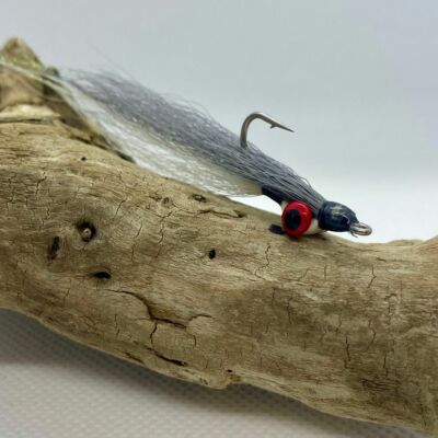 Clouser Deep Minnow, Gray/White, size 2, 4, or 1/0 | eBay