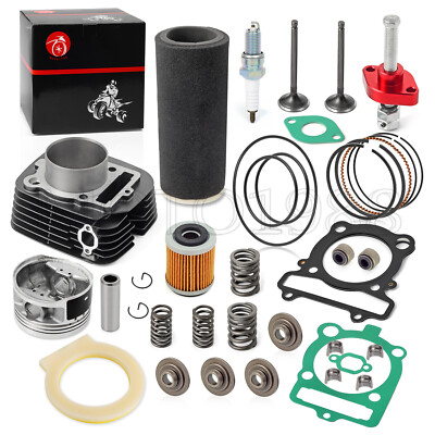 2004-2011 For YAMAHA Raptor 350 Top End Kit STD Cylinder Piston Valve ...