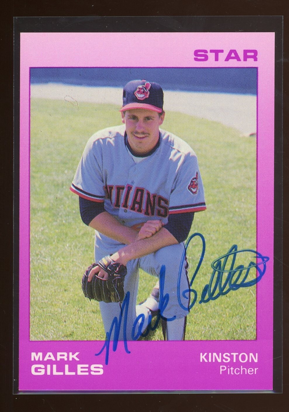 1988 Kinston Indians MARK GILLES Signed Card autograph auto PEORIA, IL | eBay