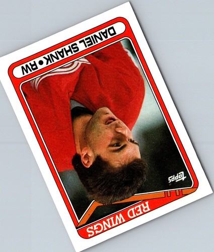 1990 Topps Daniel Shank #34 Detroit Red Wings Hockey Card | eBay