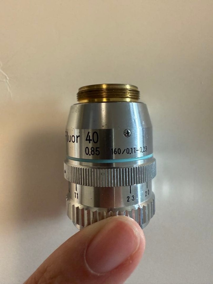 Nikon Fluor Microscope Objective Lens 40x 0.85 160/0.11 | eBay