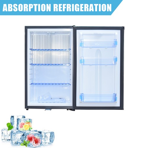 Mini RV Refrigerator 12V Semi Truck Fridge AC DC Compact Silent Cooler ...