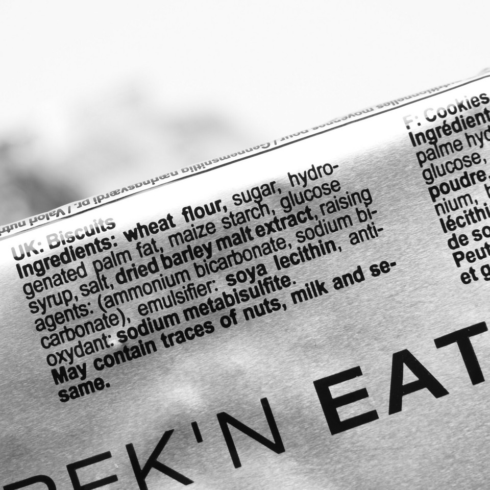 Emergency ration army survival food Biscuits 125g Prepper MRE crackers ...