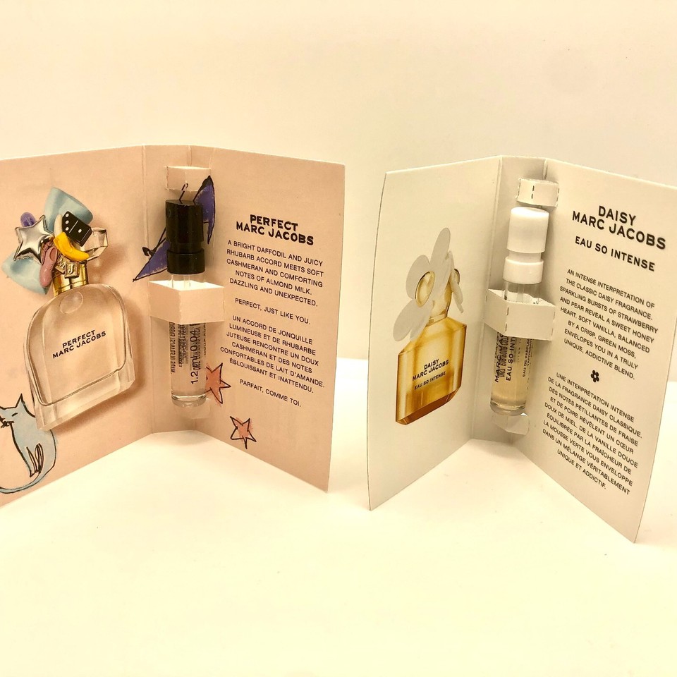 *YOU PICK* Marc Jacobs PERFECT, DAISY EAU SO INTENSE EDP Sample CARD 1 ...