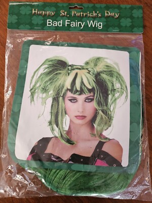 Bad Fairy Green Wig HOLIDAY COSPLAY DRESSUP | eBay