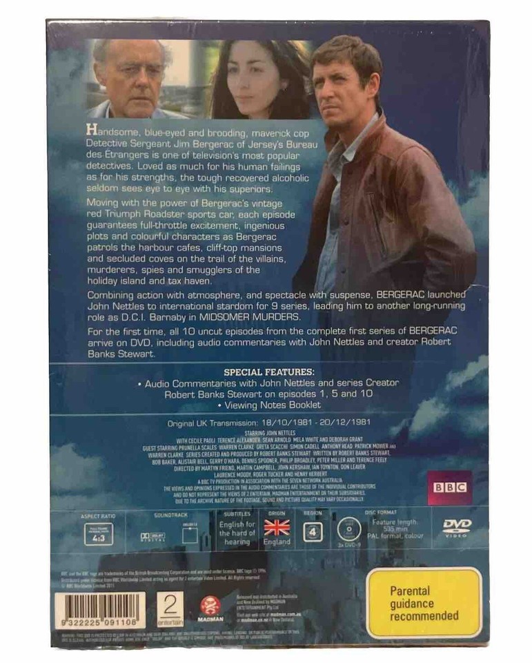 Bergerac : Complete Series 1 DVD 1981 John Nettles BBC Region 4 Brand ...