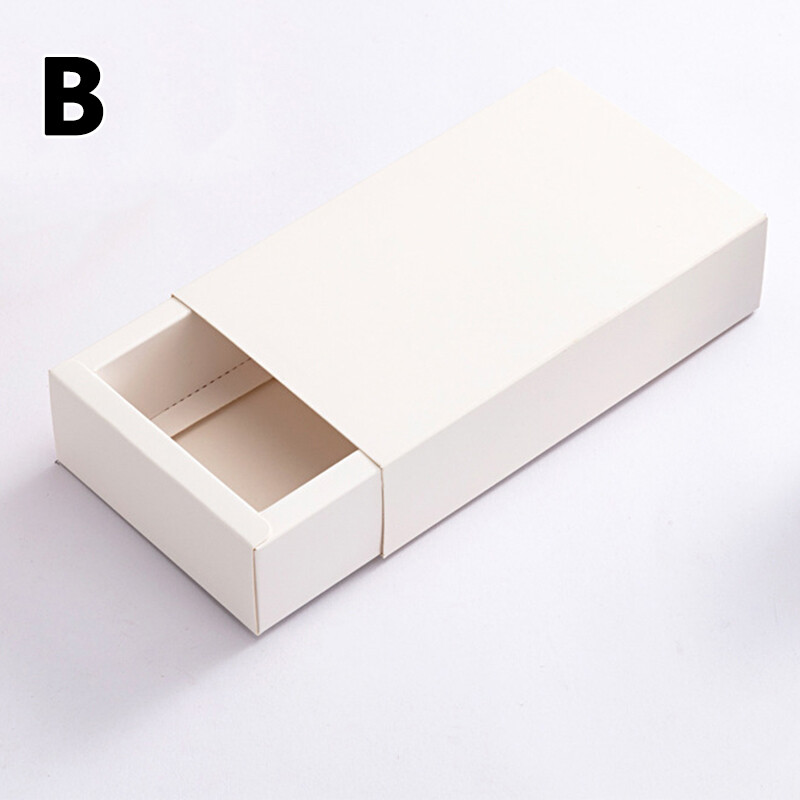 1/10PCS Kraft Paper Drawer Boxes Gift Craft Jewelry Packing Box Party ...