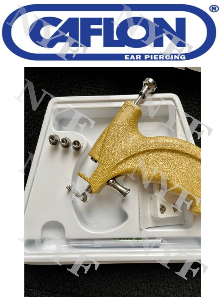 Ear Nose Cartlidge Tragus Piercing Gun Kit Caflon Studex Professional ...
