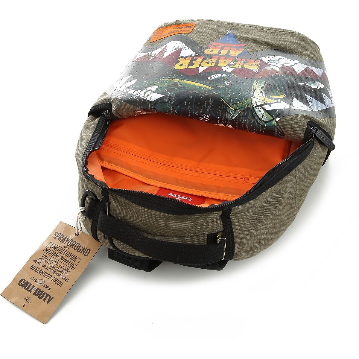 Sprayground Call Of Duty Backpack Camouflage Books Bag Laptop Gym Back ...